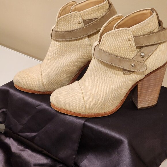 rag & bone | Shoes | Excellent Us 6 Rag Bone Beige Ankle Bootie | Poshmark